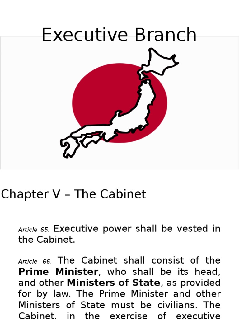 Japan Executive Branch | Cabinet (Government) | Legal Concepts