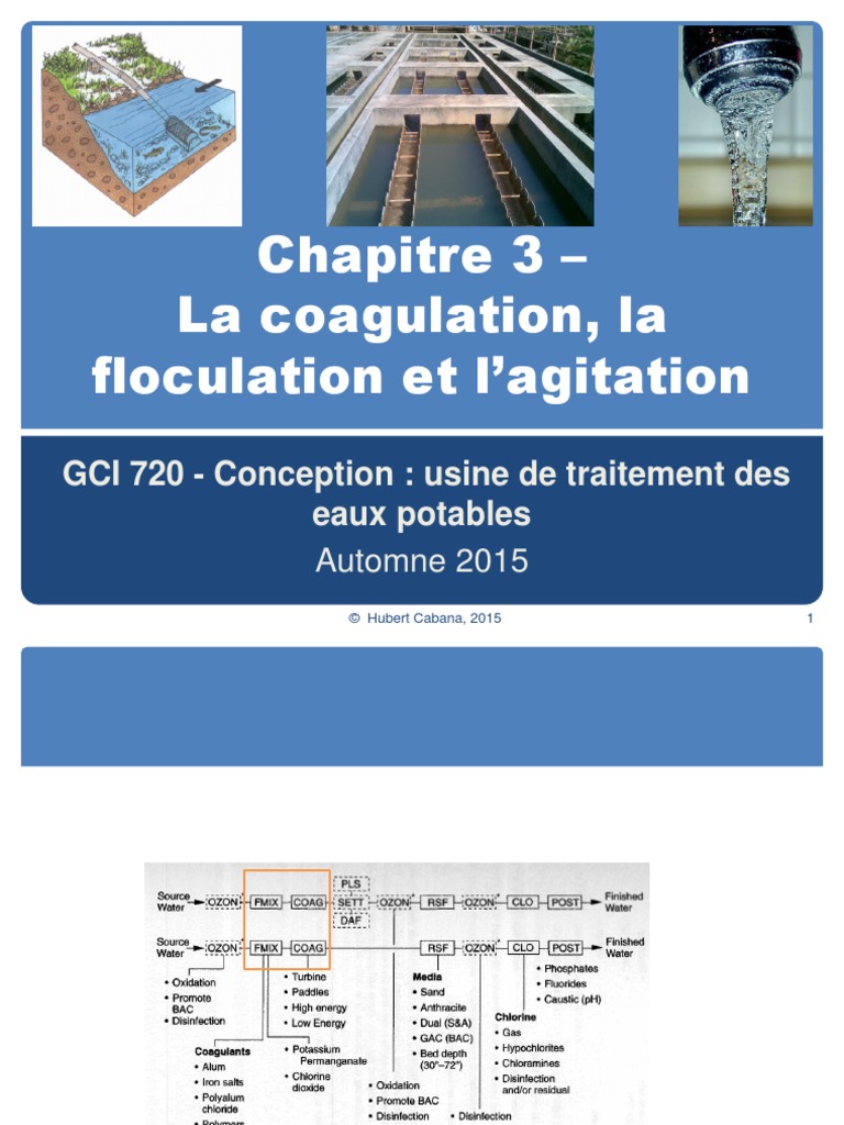 Chapitre 3 - Coagulation - Floculation PDF | PDF | Colloïde | Matière molle