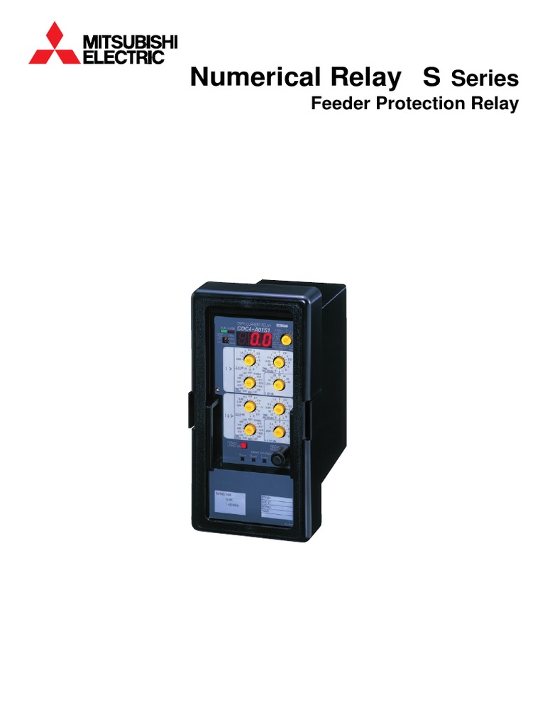 Numerical Relay S Series Feeder Protection Relay | PDF | Electric Power ...