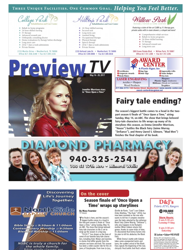 0514 TV Guide | PDF | Espn | Once Upon A Time (TV Series)