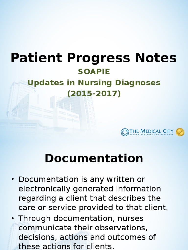 SOAPIE | Medical Diagnosis | Nursing