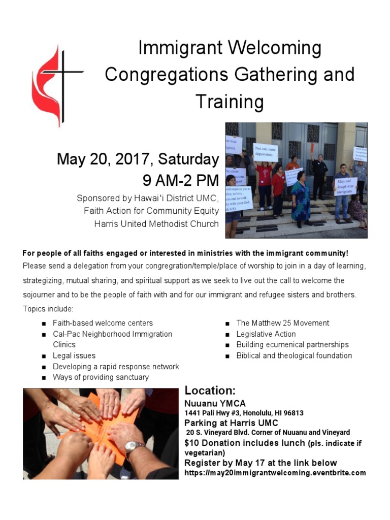 Immigrant Welcoming Congregations Gathering and Training | PDF