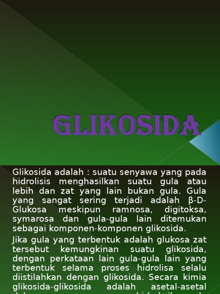 Glikosida | PDF
