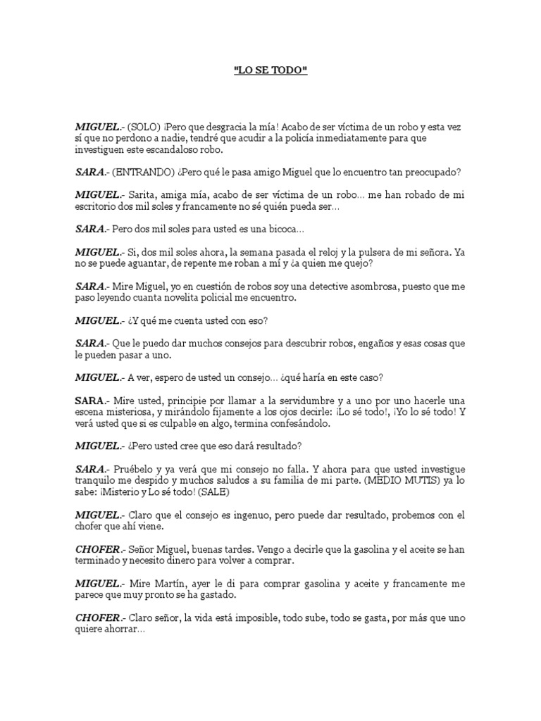 Sketch Comico-ya Lo Sé Todo | Ocio