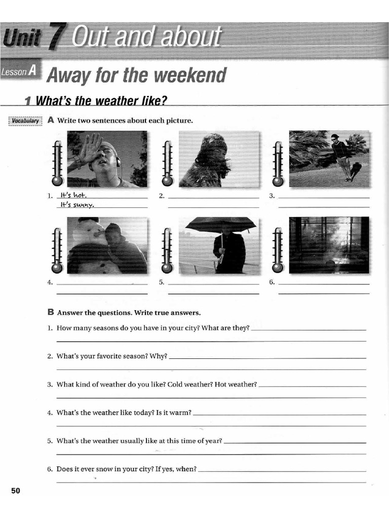 Touchstone Workbook Unit 7 | PDF