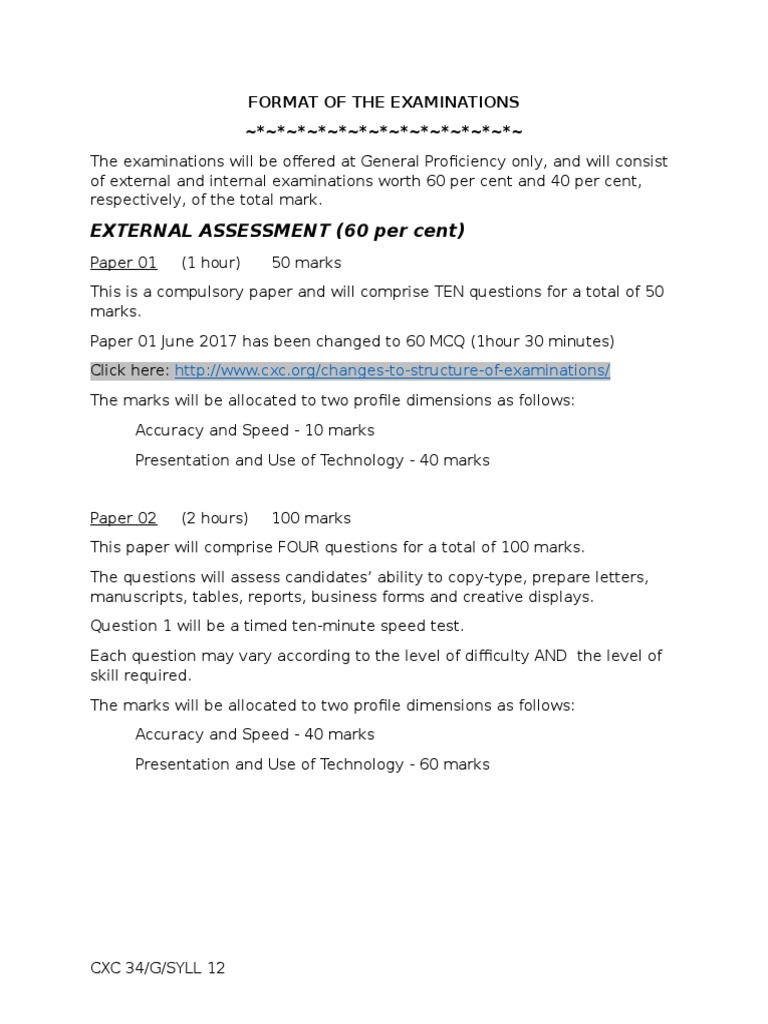 Exam Format Overview for 2025 | PDF | Test (Assessment) | Evaluation ...