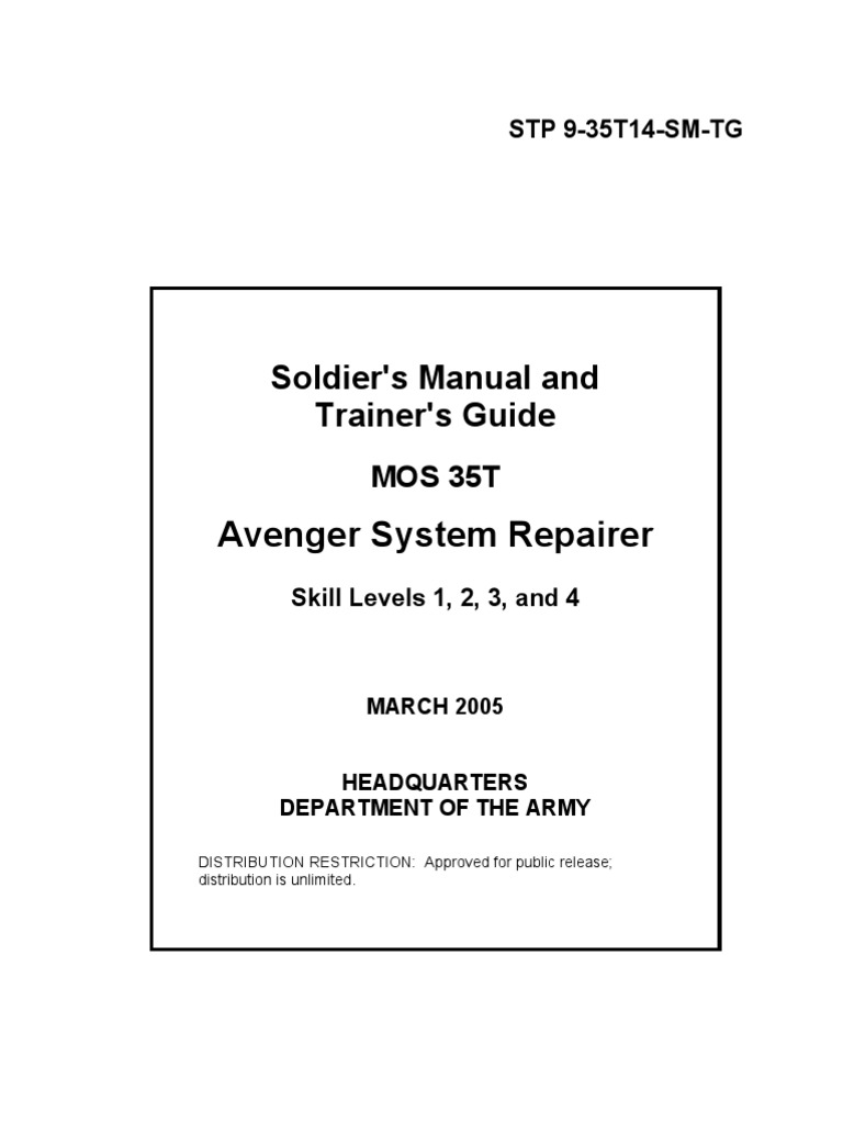STP 9-35T14-SM-TG | PDF | Non Commissioned Officer | United States Army ...