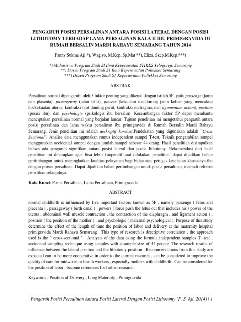 Jurna Posisi PDF | PDF