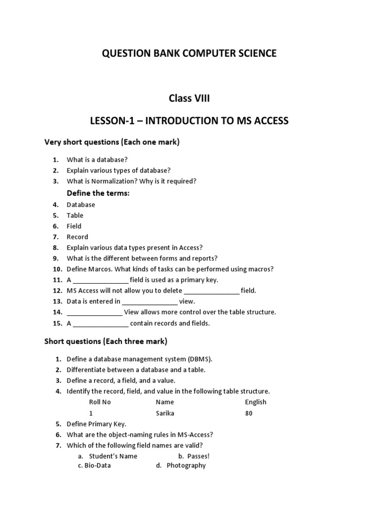 Class 8 - Computer | PDF | Html Element | Html