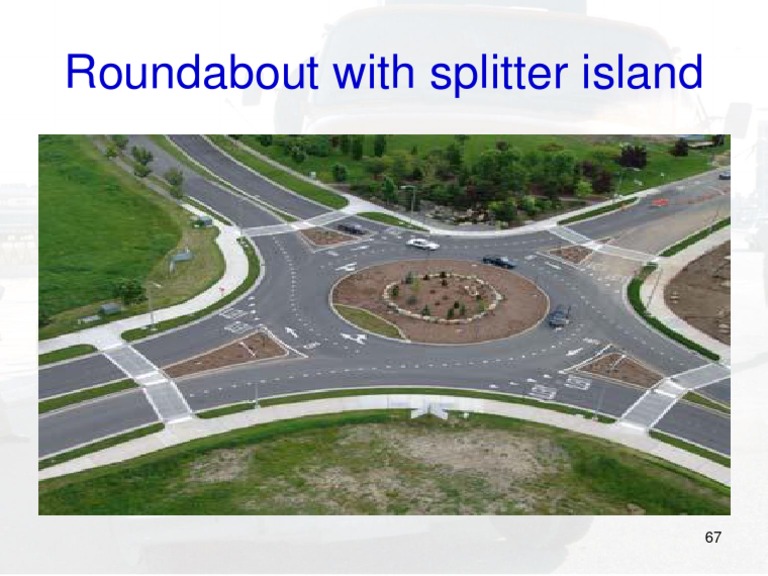 Roundabout With Splitter Island | PDF