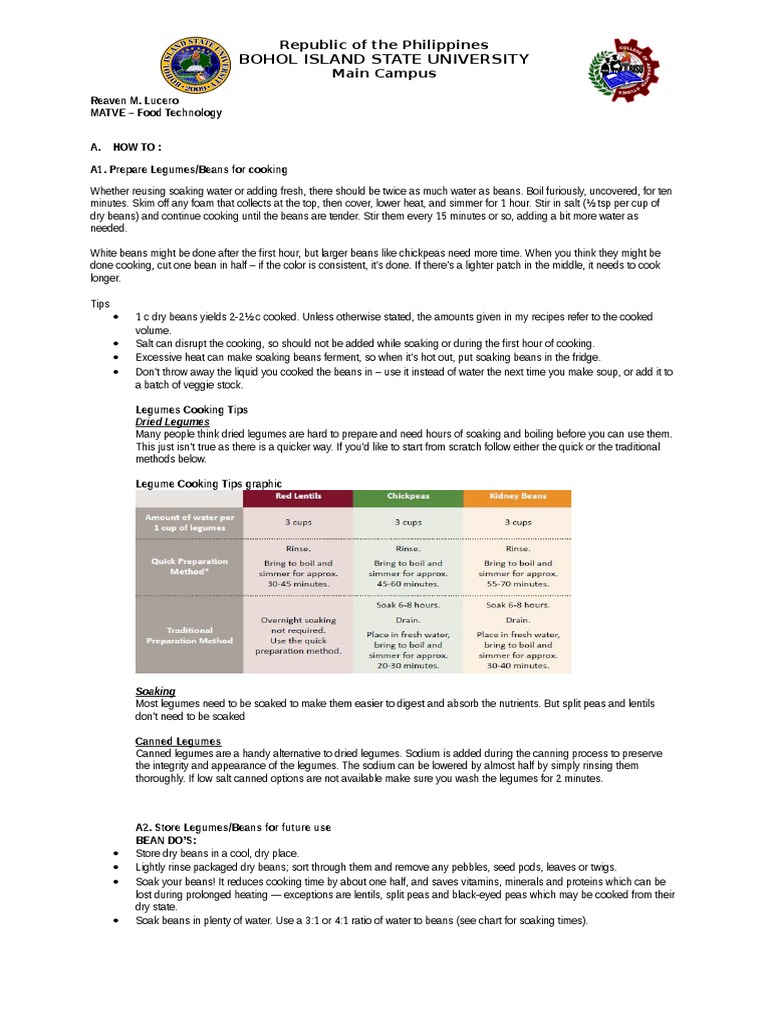 Tintin Cooking Beans and Legumes | PDF | Bean | Pea