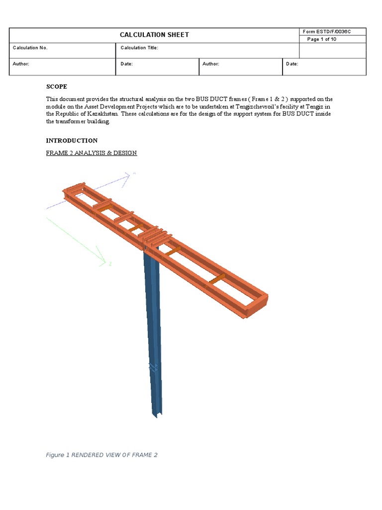 Calculation Frame 2 | PDF