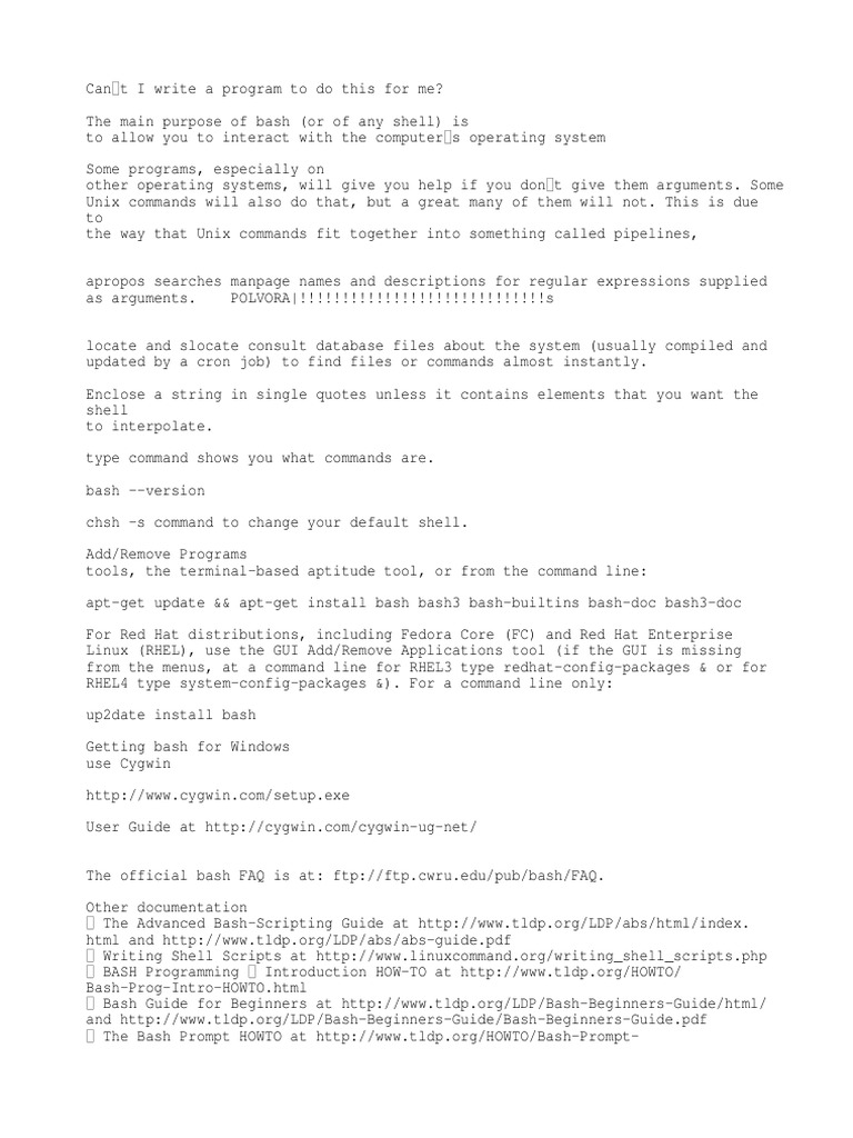 Bash Cookbook | PDF | Command Line Interface | Unix