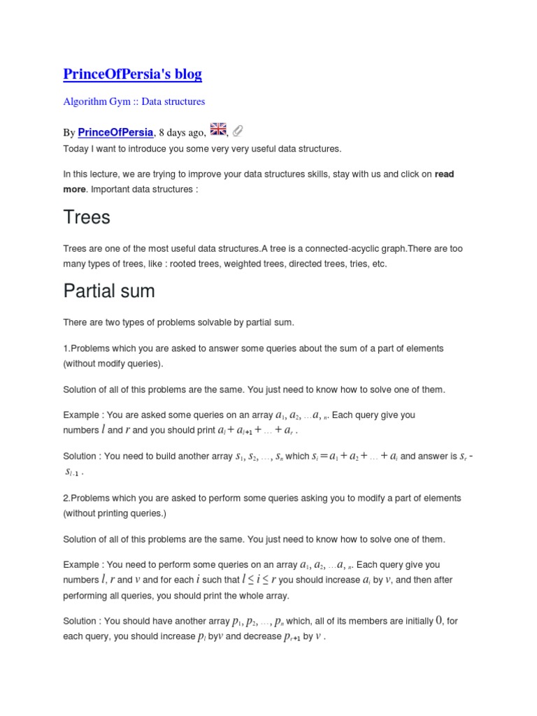 Codeforces Tutorial | Download Free PDF | Computer Data | Theoretical Computer Science