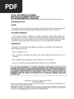 ASTM - MEG (Mono Ethylene Glycol) Methods | PDF | Titration | Chemistry