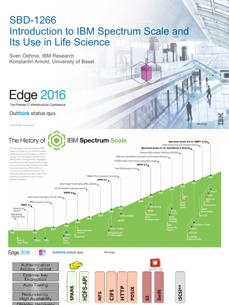 IBM - Introduction To Spectrum Scale | PDF | Scalability | Computer Cluster