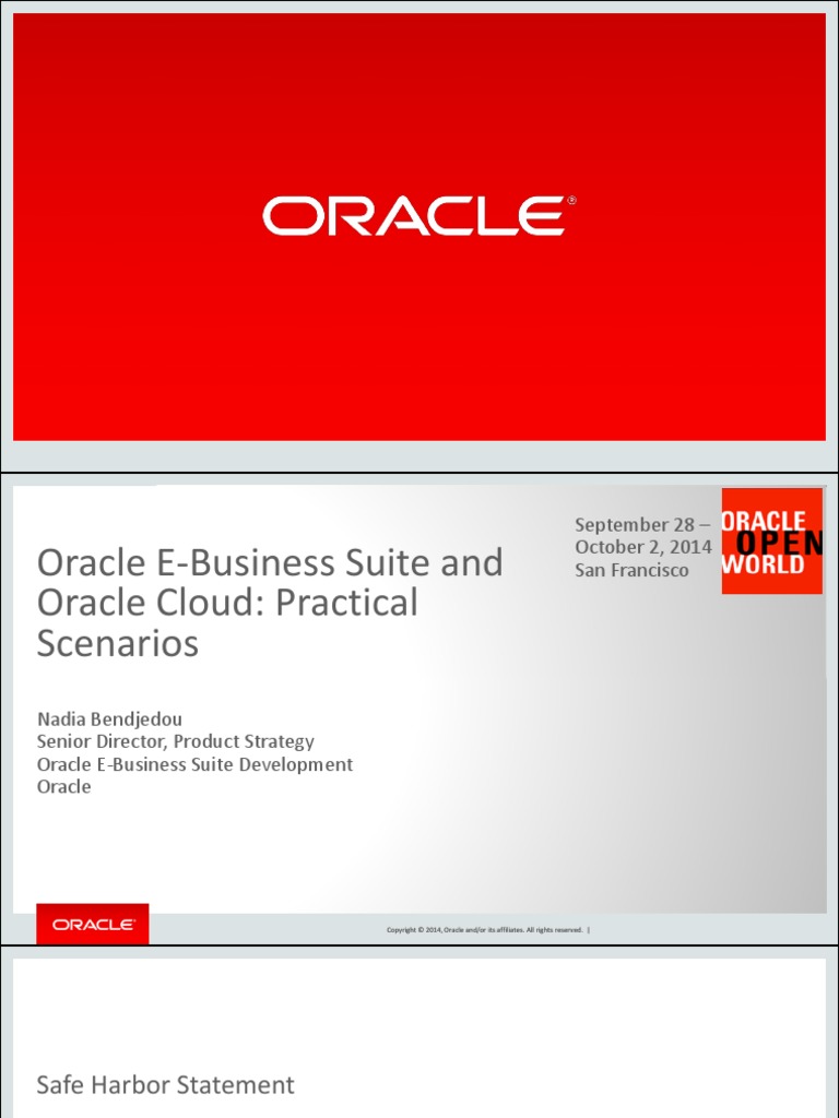 EBS Cloud Coexistence PDF | PDF | Oracle Corporation | Cloud Computing
