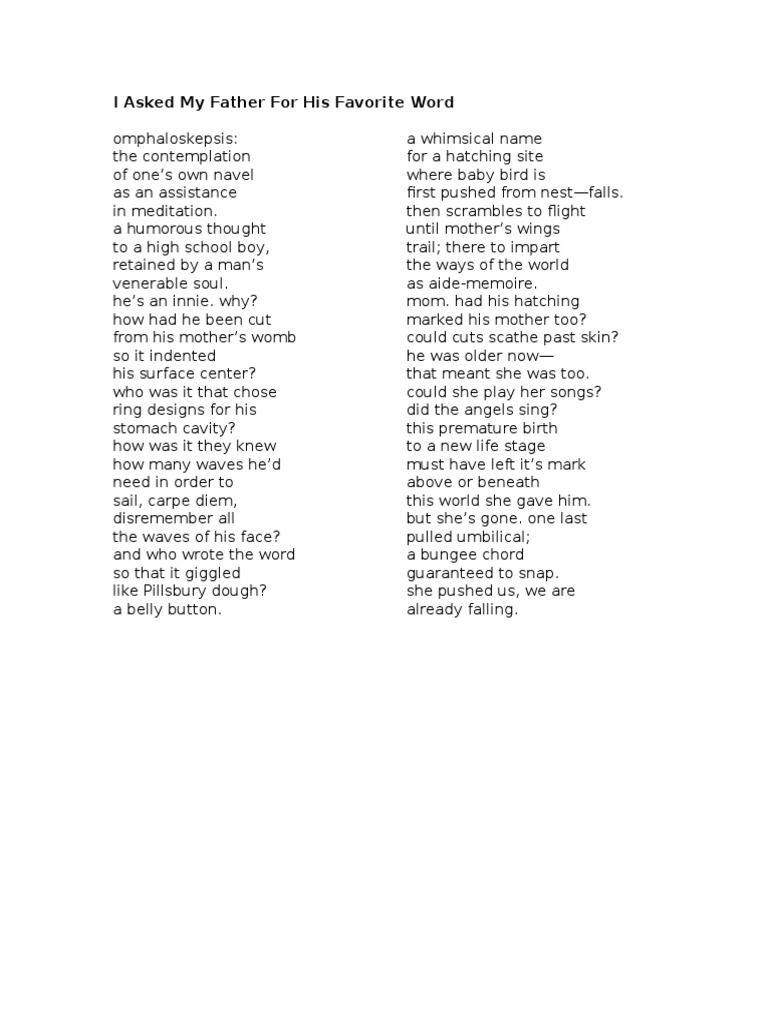 Poetry Samples | PDF