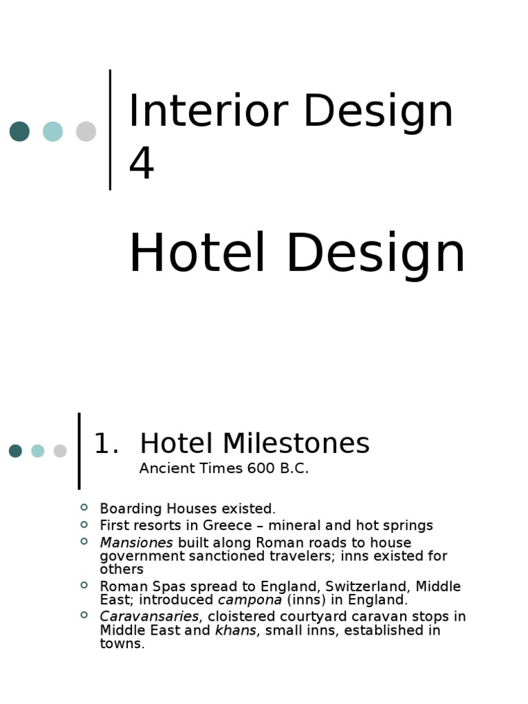 Hotel Design | PDF | Inn | Resort