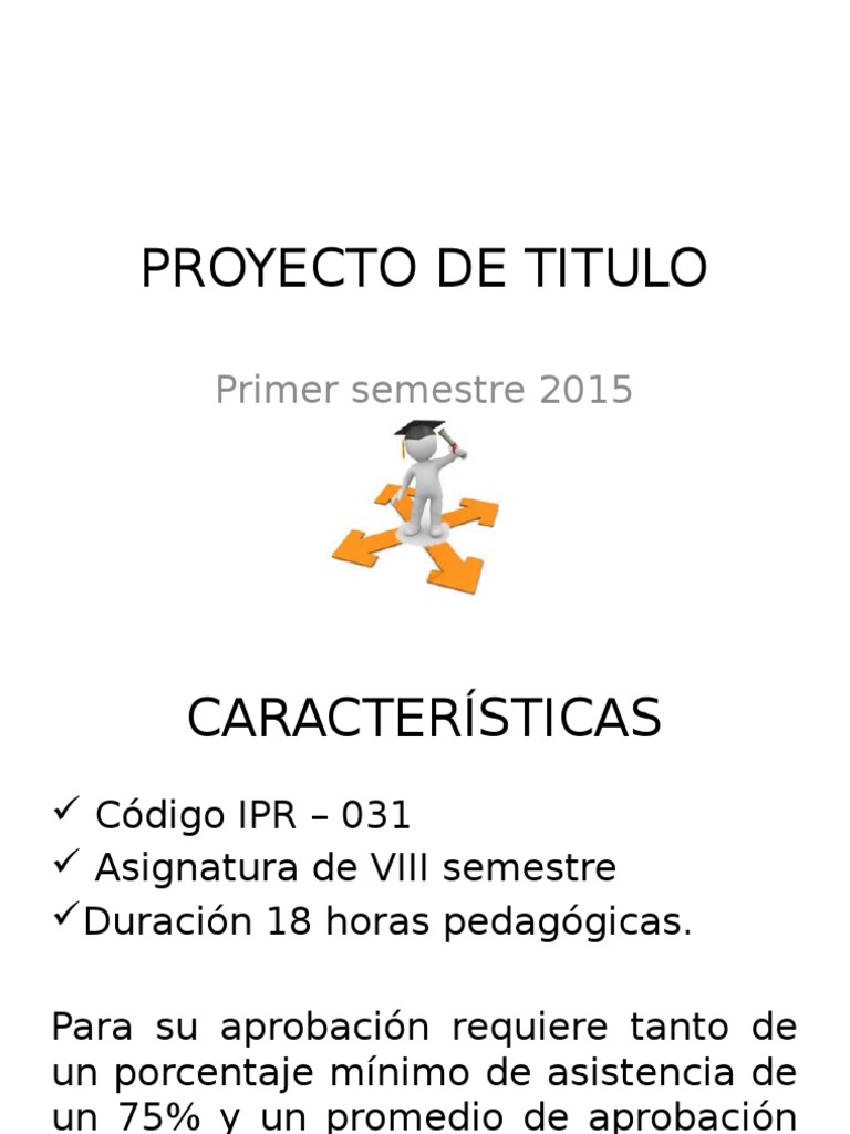 Proyecto de Titulo - Santotomas | PDF | Maestros | Science