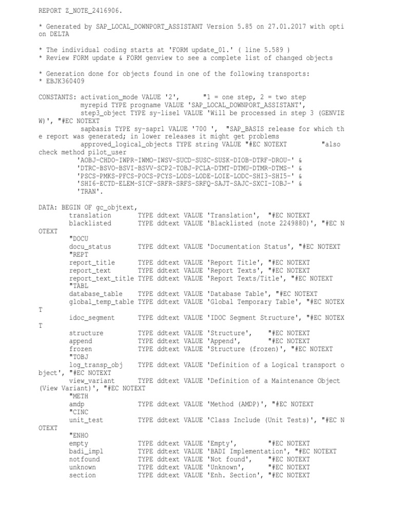 Z Note 2416906 | PDF | C (Programming Language) | Parameter (Computer Programming)