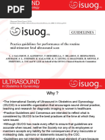 ISUOG Guidelines for First-Trimester Ultrasound | PDF | Medical ...