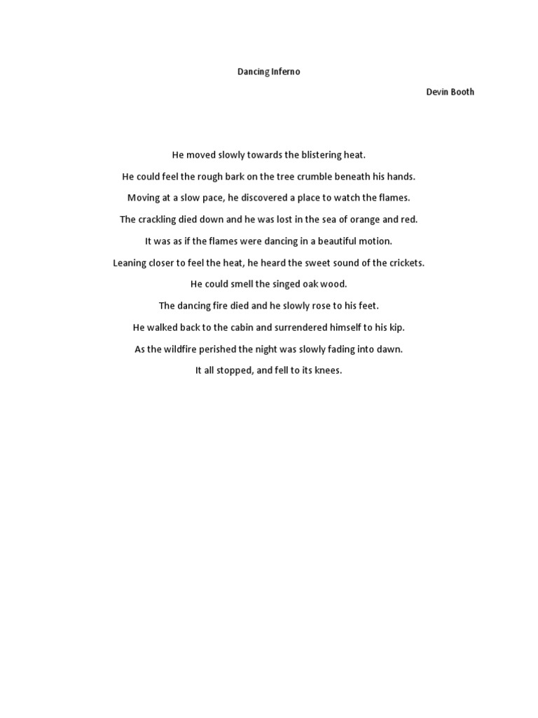 Dancing Inferno Devin Booth | PDF