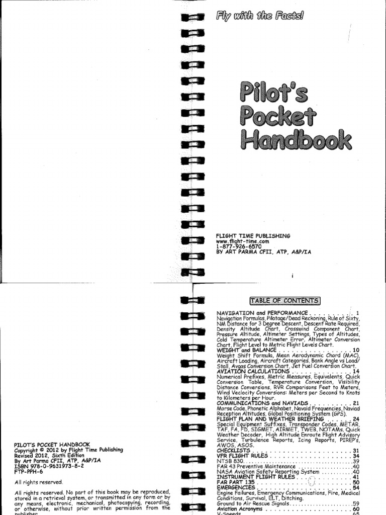 Pilot's Pocket Hanbook | PDF
