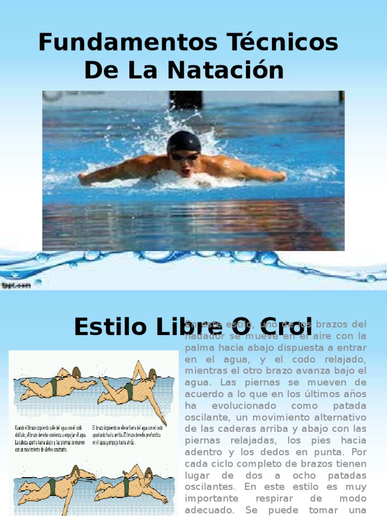 Técnicas y Reglas de Natación | PDF | Deportes atléticos | Nadando