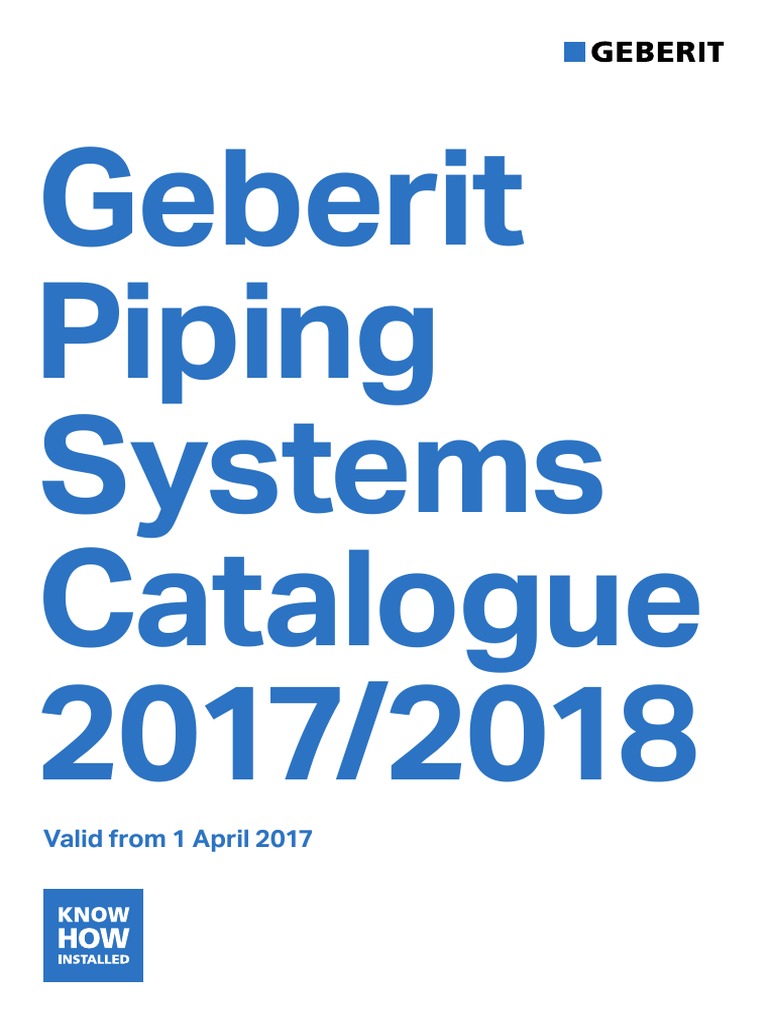 2 Piping Catalogue 2017 2018 | PDF | Electrical Connector | Building ...