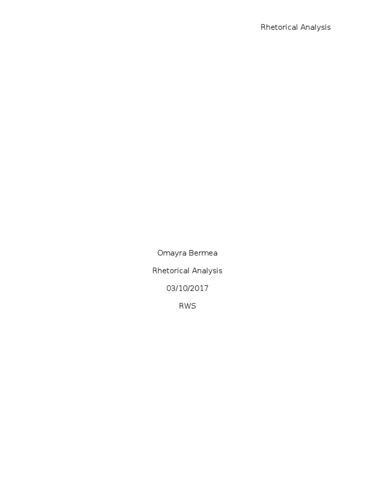 Rhetorical Analysis 2 Pdf Social Media Popular Culture Media