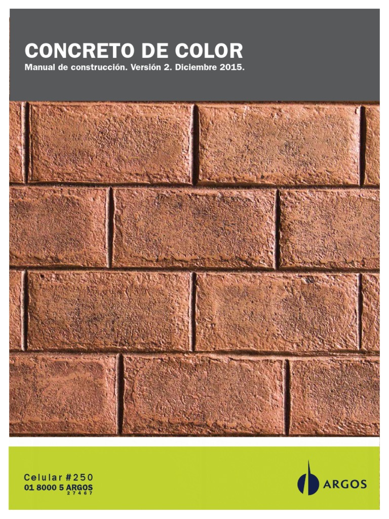 Concreto de Color | PDF | Hormigón | Color