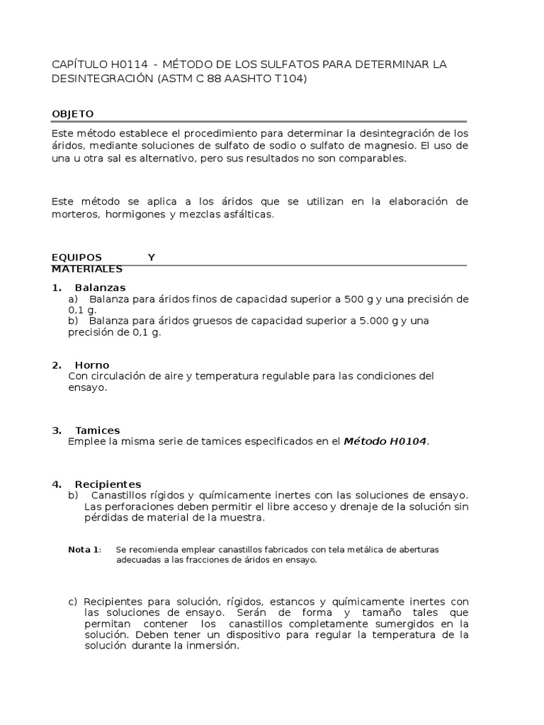 Astm C 88 | PDF | sal | Agua