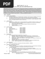 007 - Internal Waterproofing Checklist | PDF | Economic Sectors | Materials