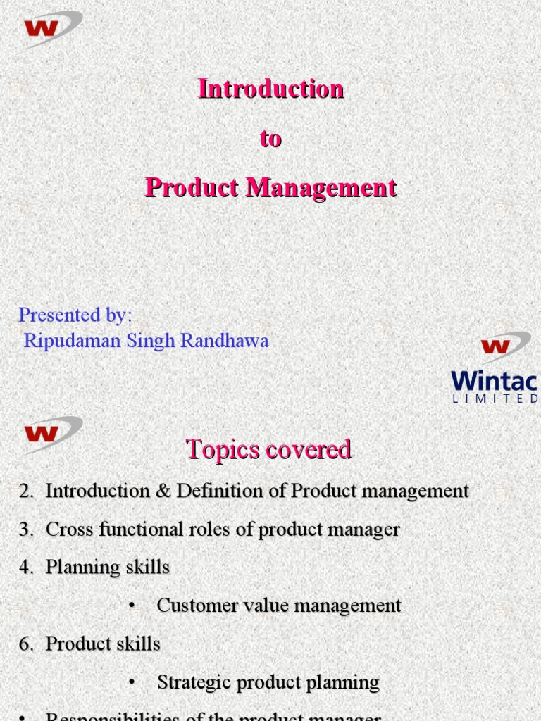 An Overview of Product Management | PDF | Sales | Strategic Management