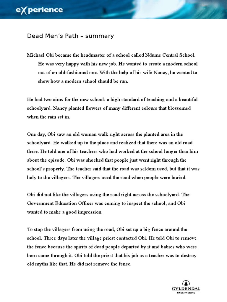 Dead Men Path PH | PDF