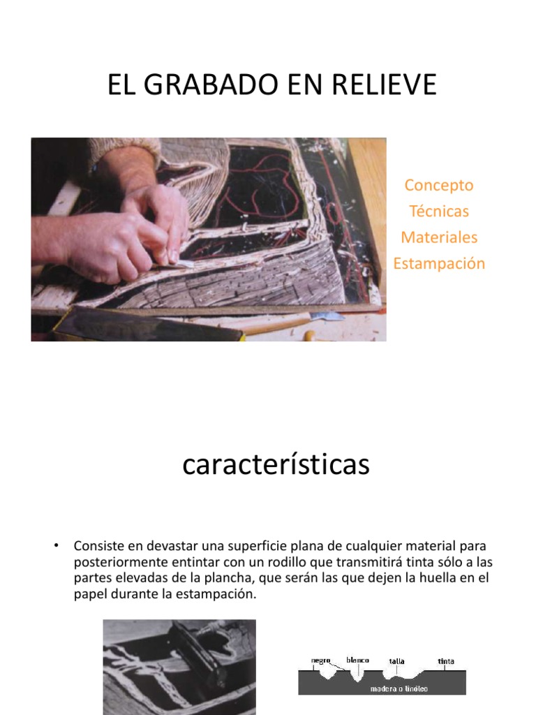 El Grabado en Relieve | PDF | Grabado | Diseño de comunicacion