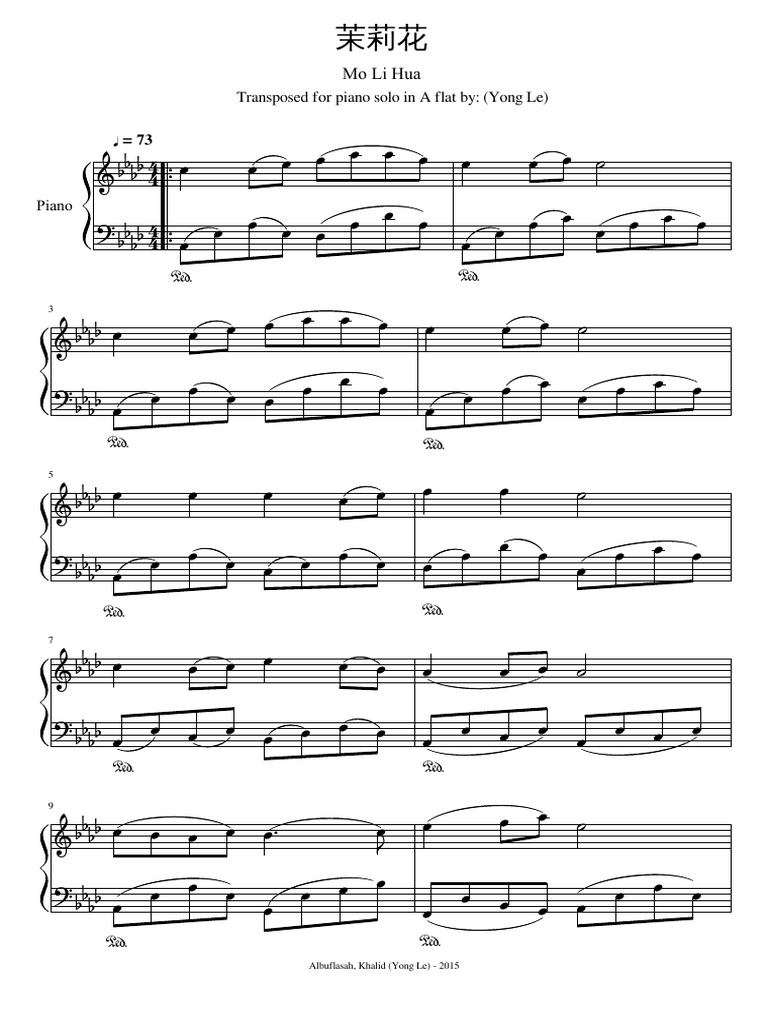 Moli Hua Mo Li Hua | PDF