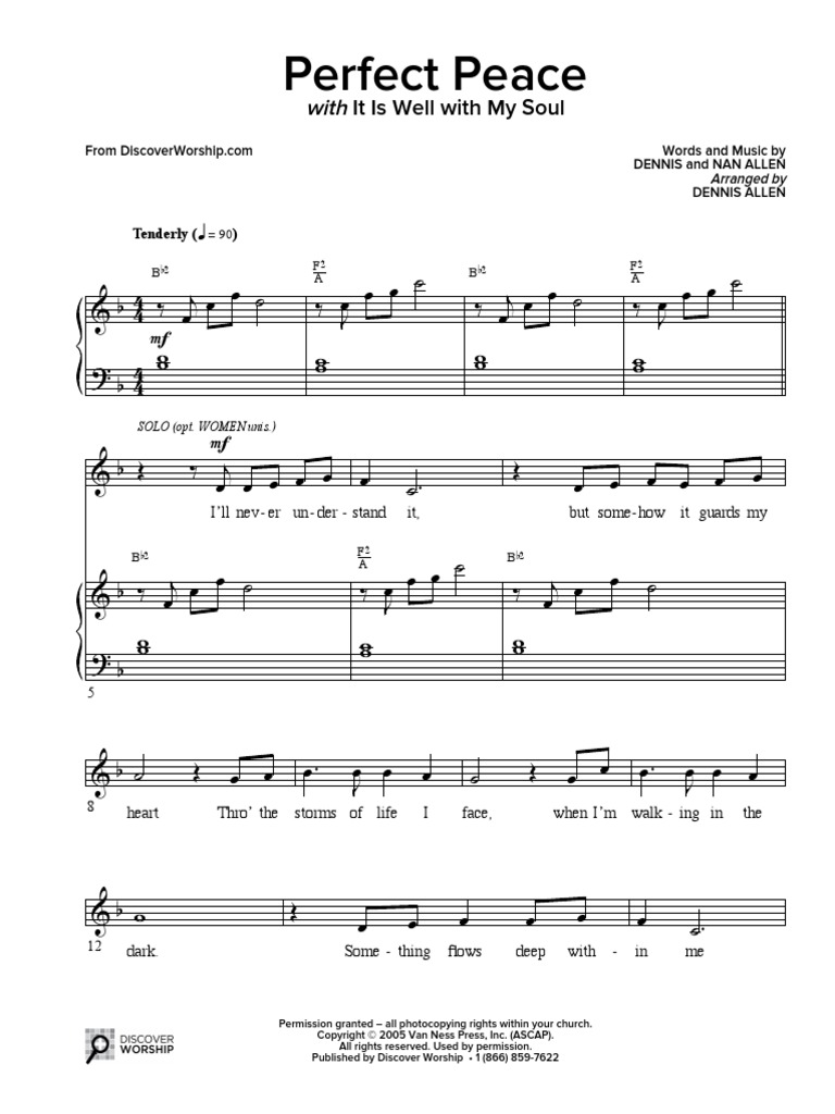 Perfect Peace | Christian Hymns | Entertainment (General) | Free 30-day ...