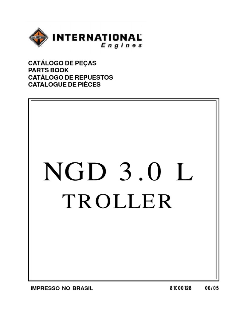MOTOR NGD 3.0L Explodido PDF | PDF | Turbocompressor | Cilindro (motor)