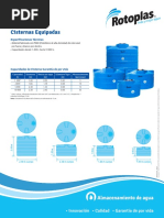 Manual Instalacion Tinaco ROTOPLAS | PDF | Tanques | Póliza de seguros