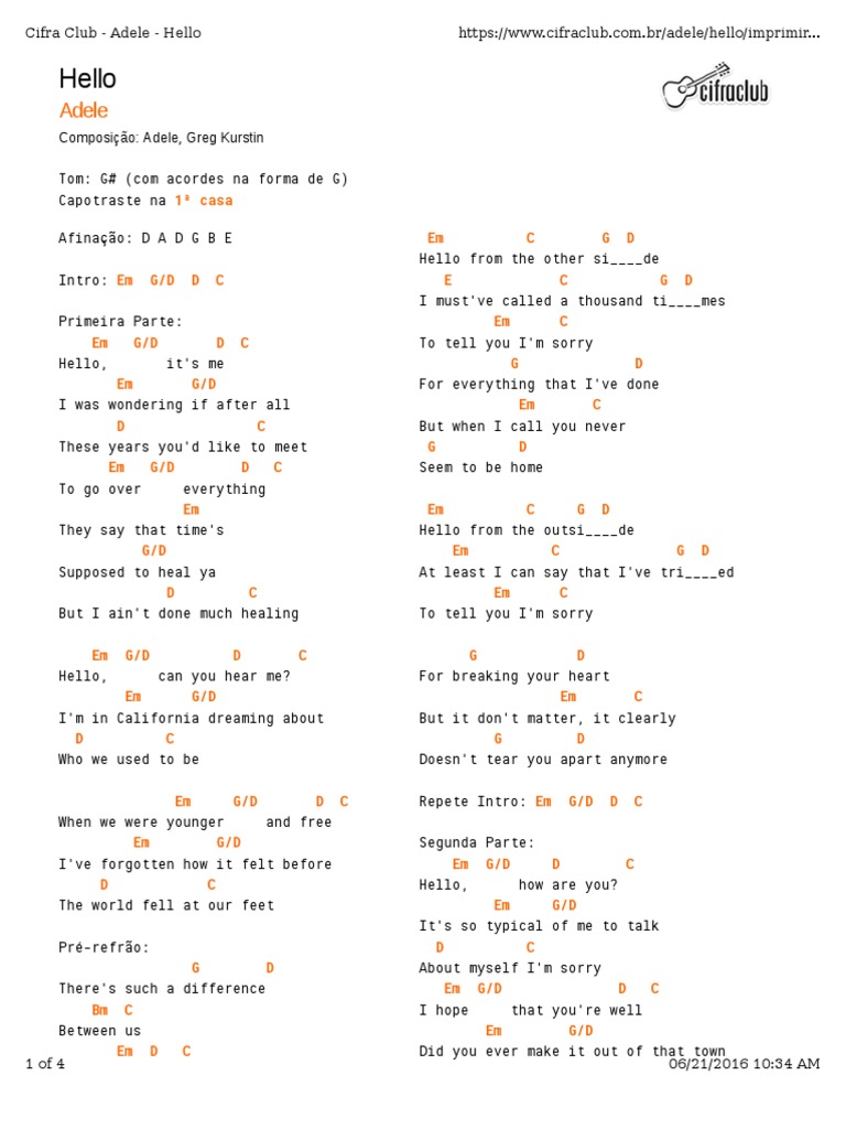 Hello: Adele | PDF | Leisure