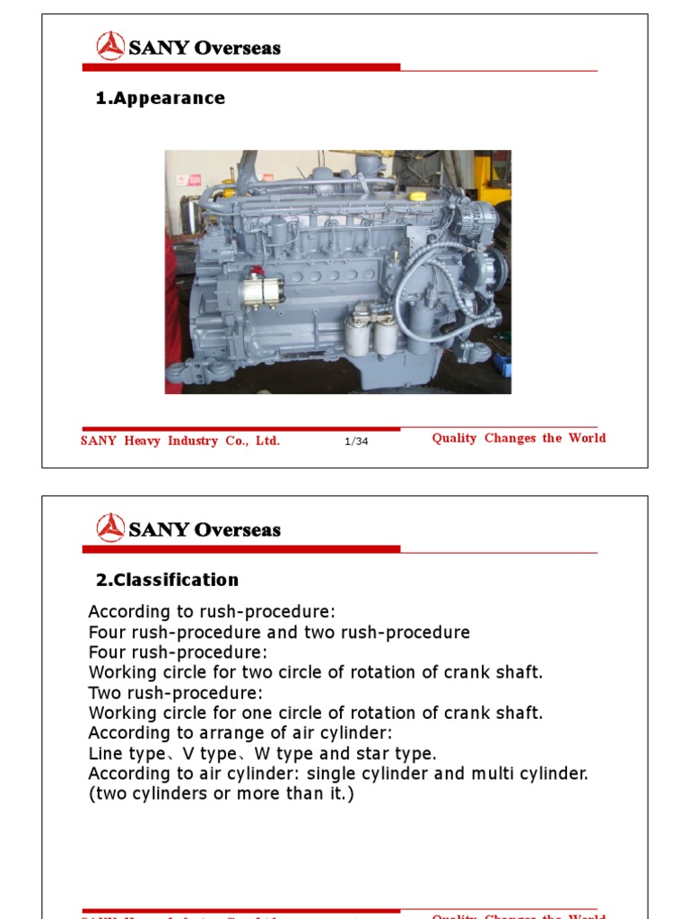 Engine Knowledge of Motor Grader | PDF | Diesel Engine | Cylinder (Engine)