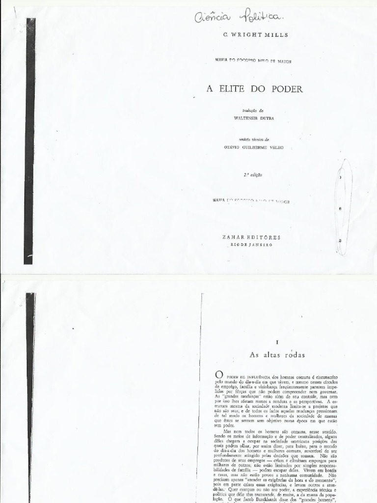 Mills - A Elite Do Poder PDF | PDF