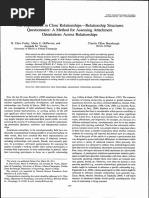 ECR-RS Questionnaire for Attachment Styles | PDF | Attachment Theory ...