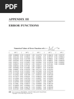 Complementary Error Function Table: X Erfc (X) X Erfc (X) X Erfc (X) X ...