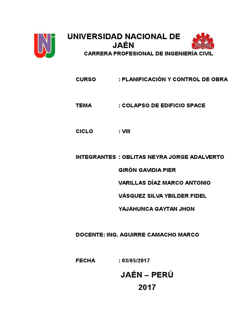 Informe Space | PDF | Fundación (Ingeniería) | Acero