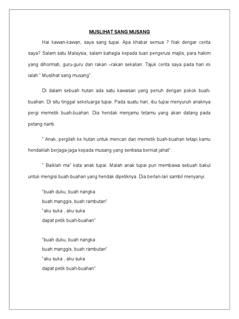 Muslihat Jahat Sang Musang | PDF