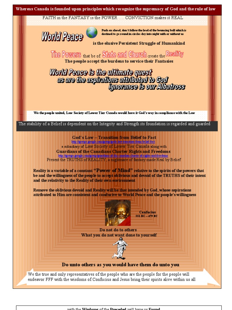 Understanding Truth and Law in Canada | PDF | Wisdom | Truth