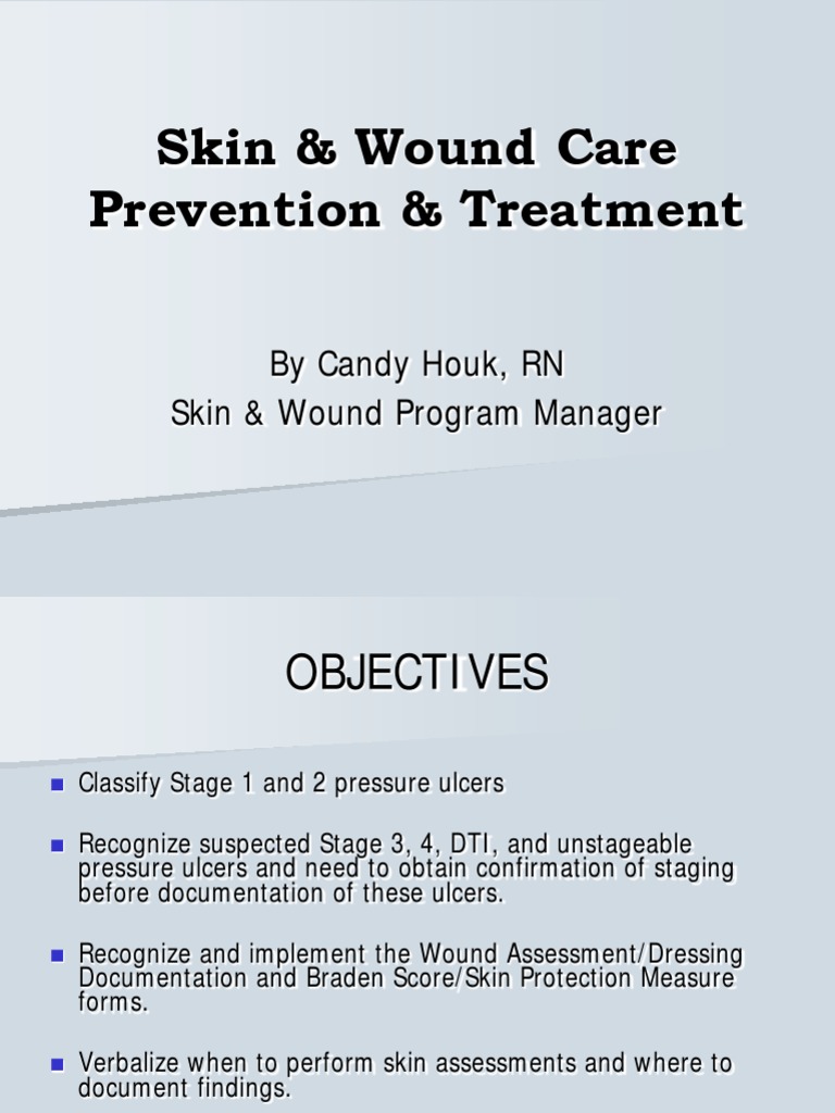 Skin Care Powerpoint | PDF | Wound | Skin